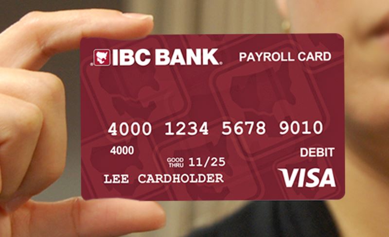 Treasury Management | IBC Bank Payroll Cards